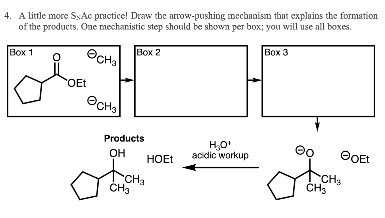 Solved A little more SNAc ﻿practice! Draw the arrow-pushing | Chegg.com