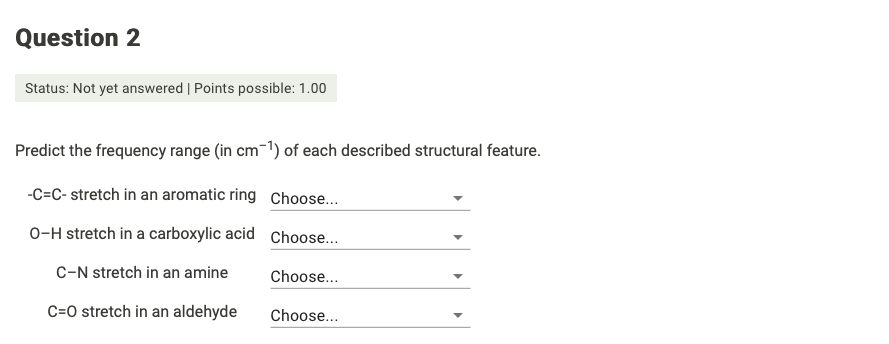 Solved Question 2 Status: Not yet answered Points possible: | Chegg.com