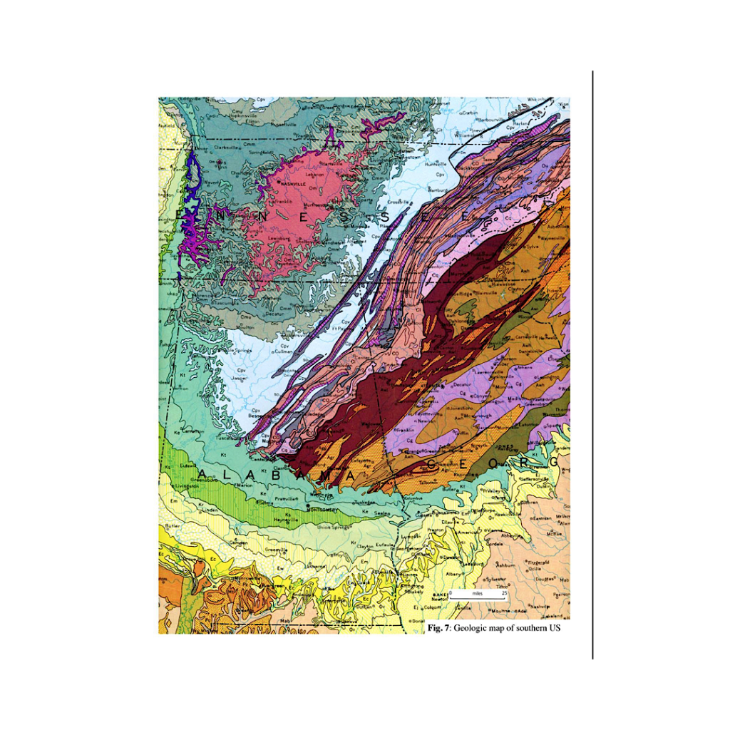 A) If you were to divide the area into geologic | Chegg.com