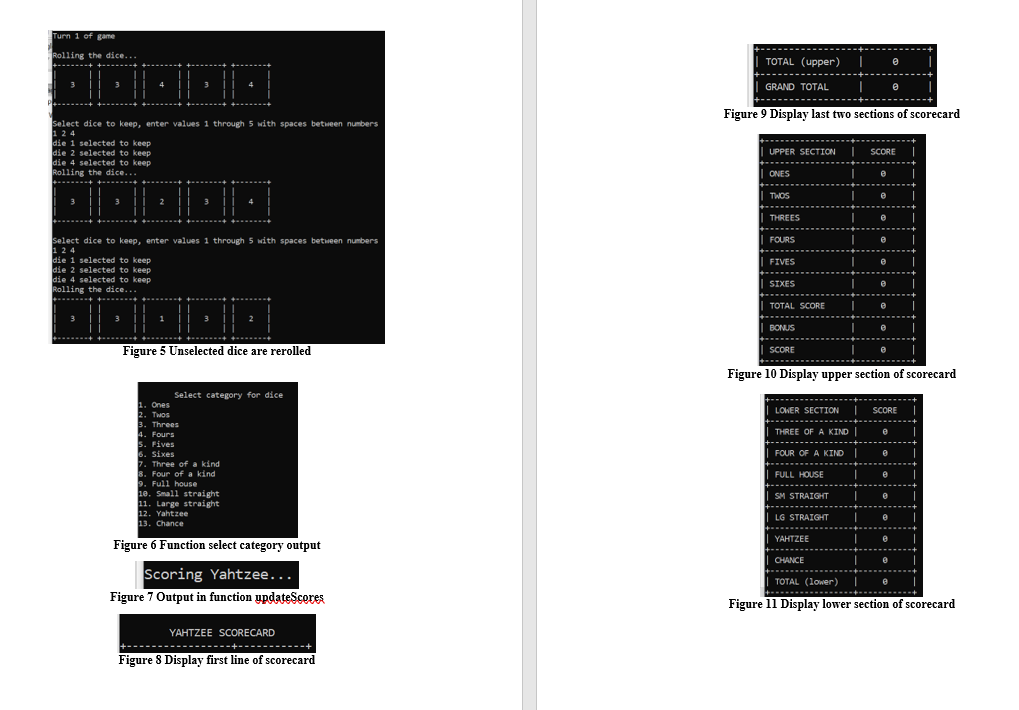 Solved Tasks Activity vahtzee.c Copy C source code file | Chegg.com