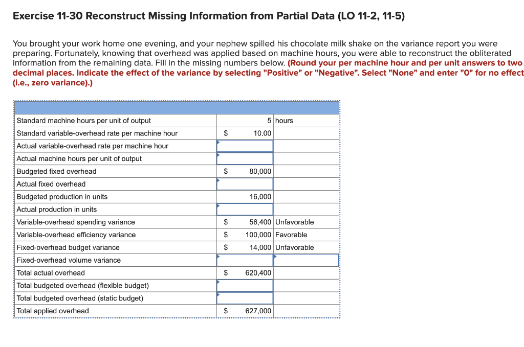 Solved Exercise 11 30 Reconstruct Missing Information From