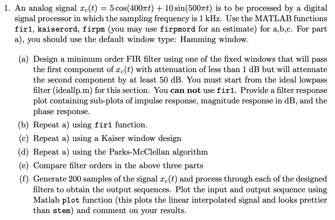 Solved Code in MATLAB please | Chegg.com Solved Code in MATLAB please | Chegg.com