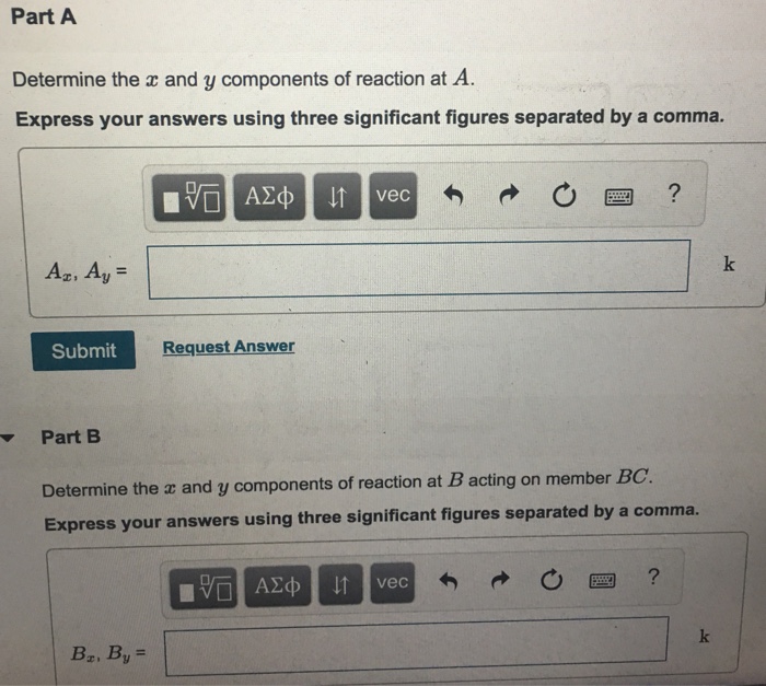 Solved Consider the three-hinged arch shown in (Figure 1). | Chegg.com