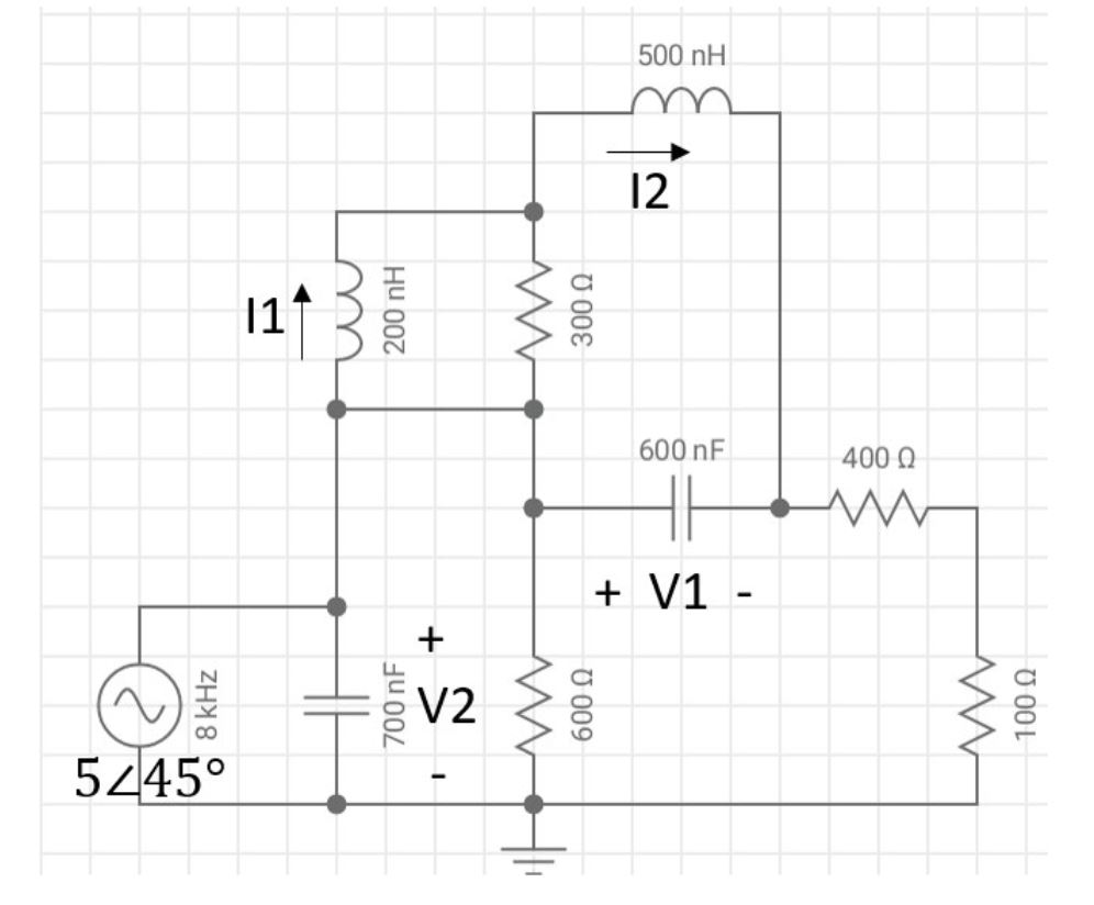 Solved Analyze the circuit below.a. Find the voltages V1 and | Chegg.com