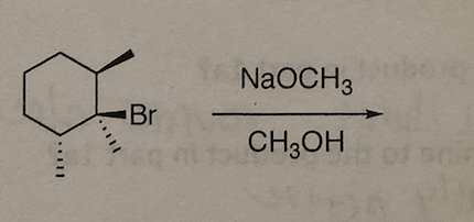 Solved NaOCH3 -Br CH3OH | Chegg.com