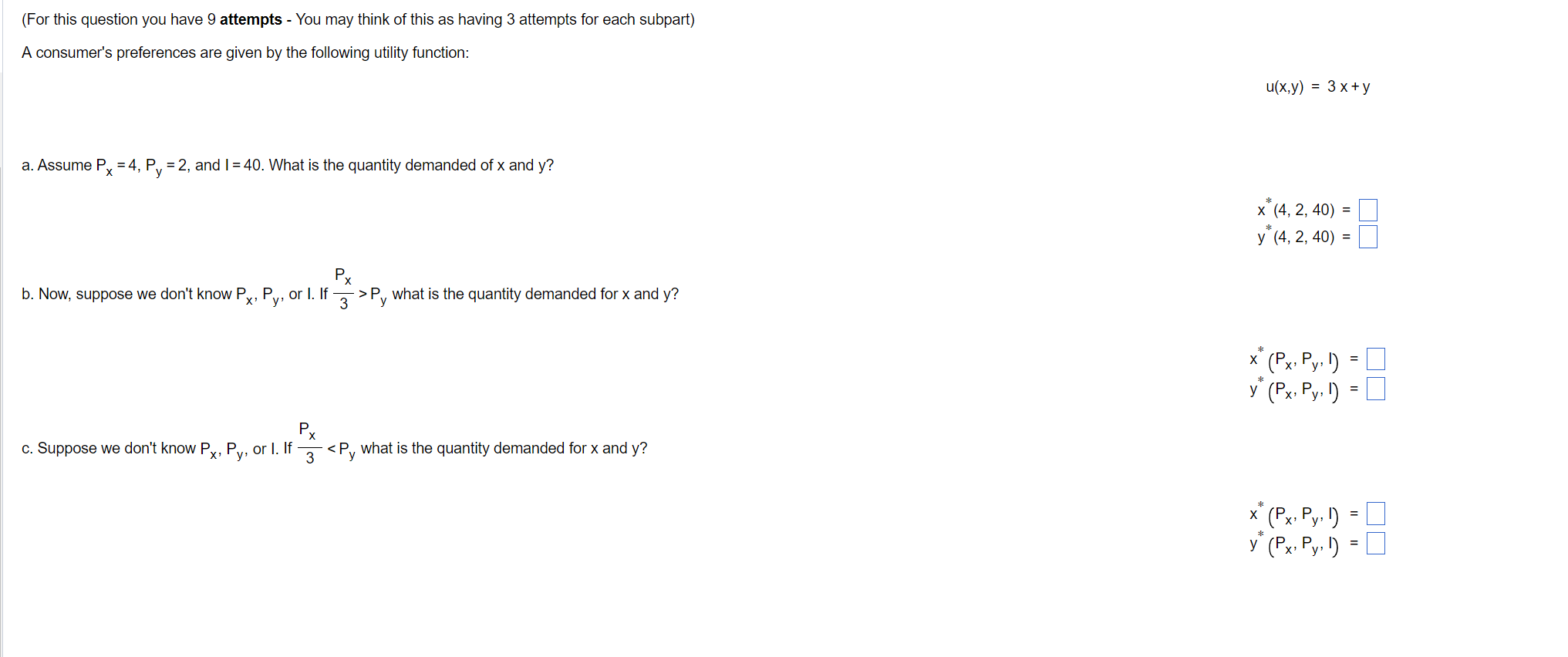 Solved (For this question you have 9 attempts - You may | Chegg.com