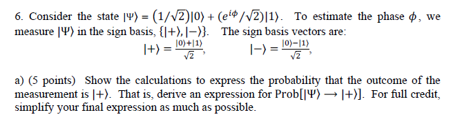 Solved ECE/CS 8381 Introduction to Quantum Logic and | Chegg.com