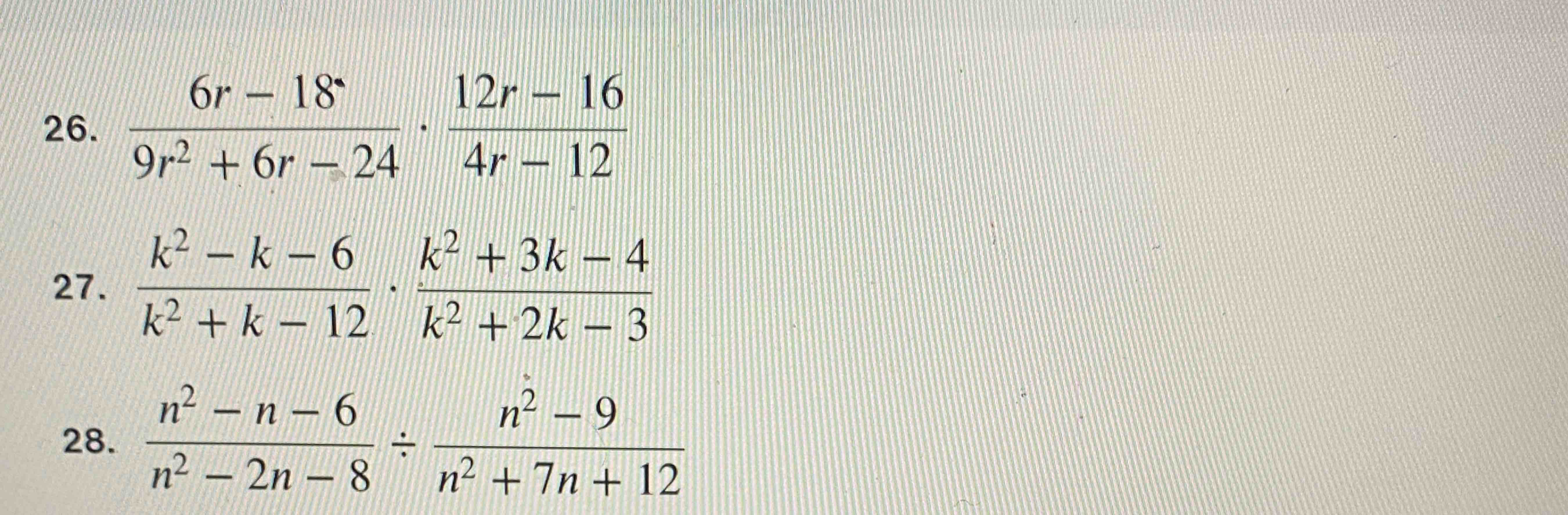 Solved Chapter 1﻿ ﻿Algebra and EquationsMultiply or divide | Chegg.com