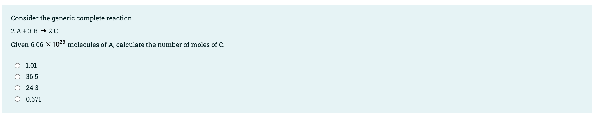 Solved Consider the generic complete reaction 2 A + 3 B → 2C | Chegg.com