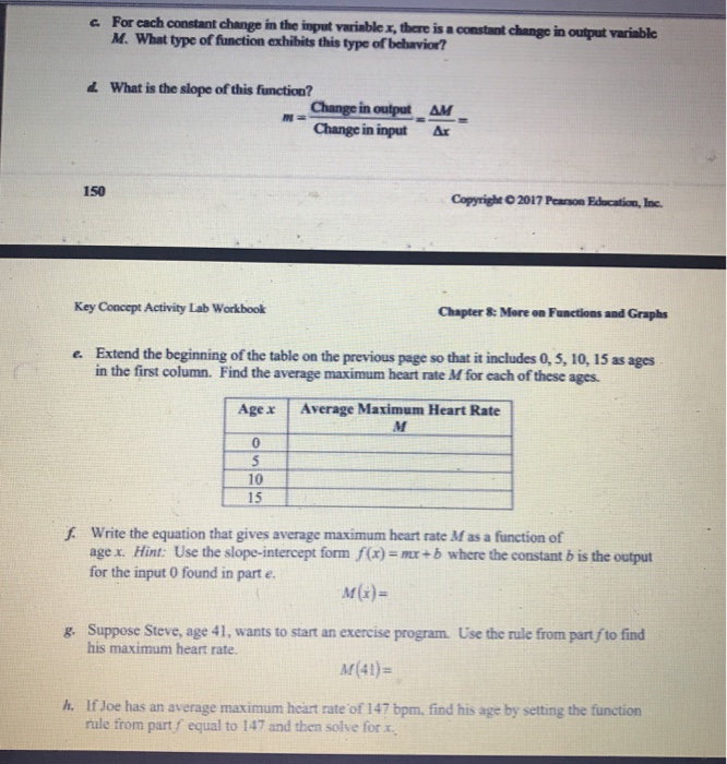 Solved Conceptual Exercise Target Heart Rate According to | Chegg.com