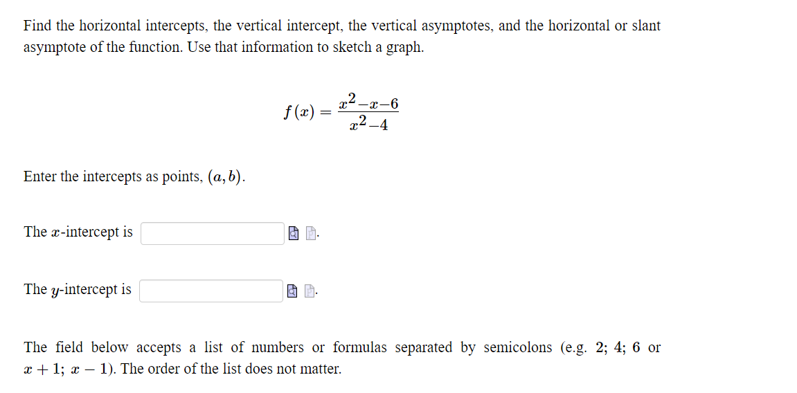 Solved Find the horizontal intercepts, the vertical | Chegg.com