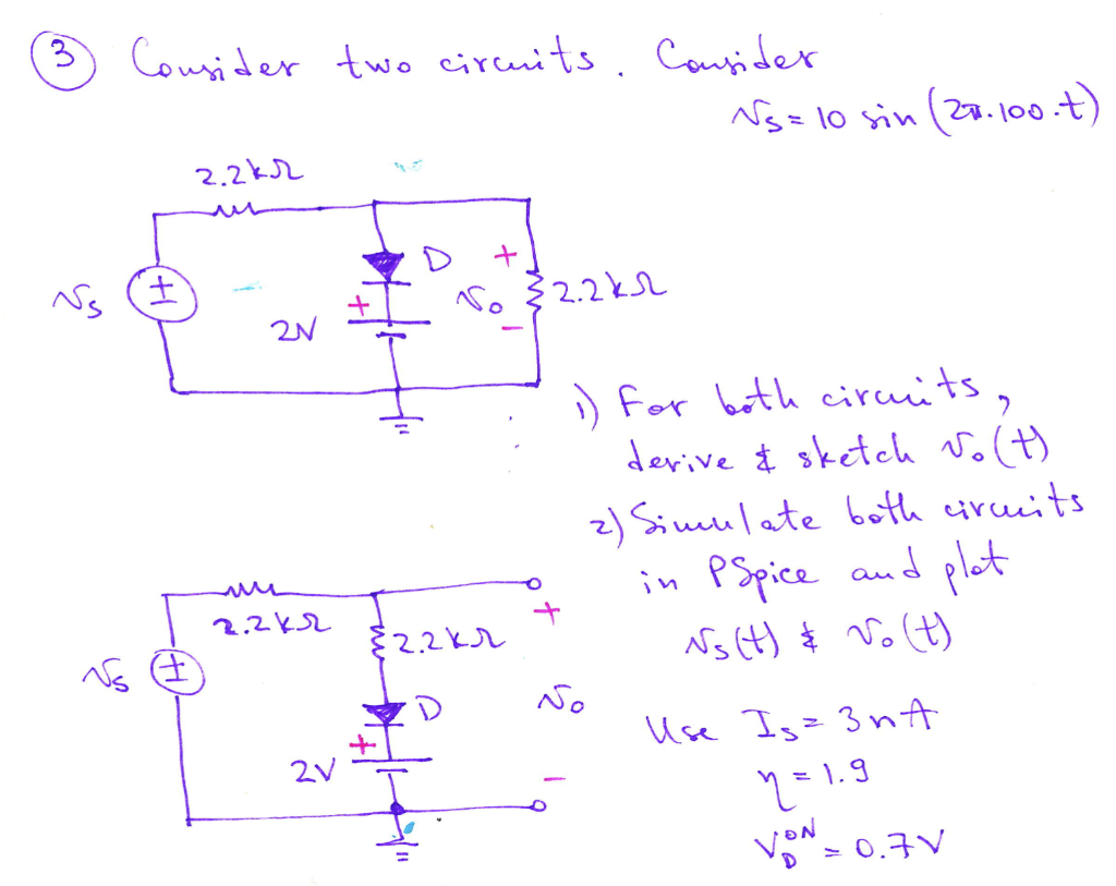 Solved Please only answer part 1, for both circuits. Please | Chegg.com