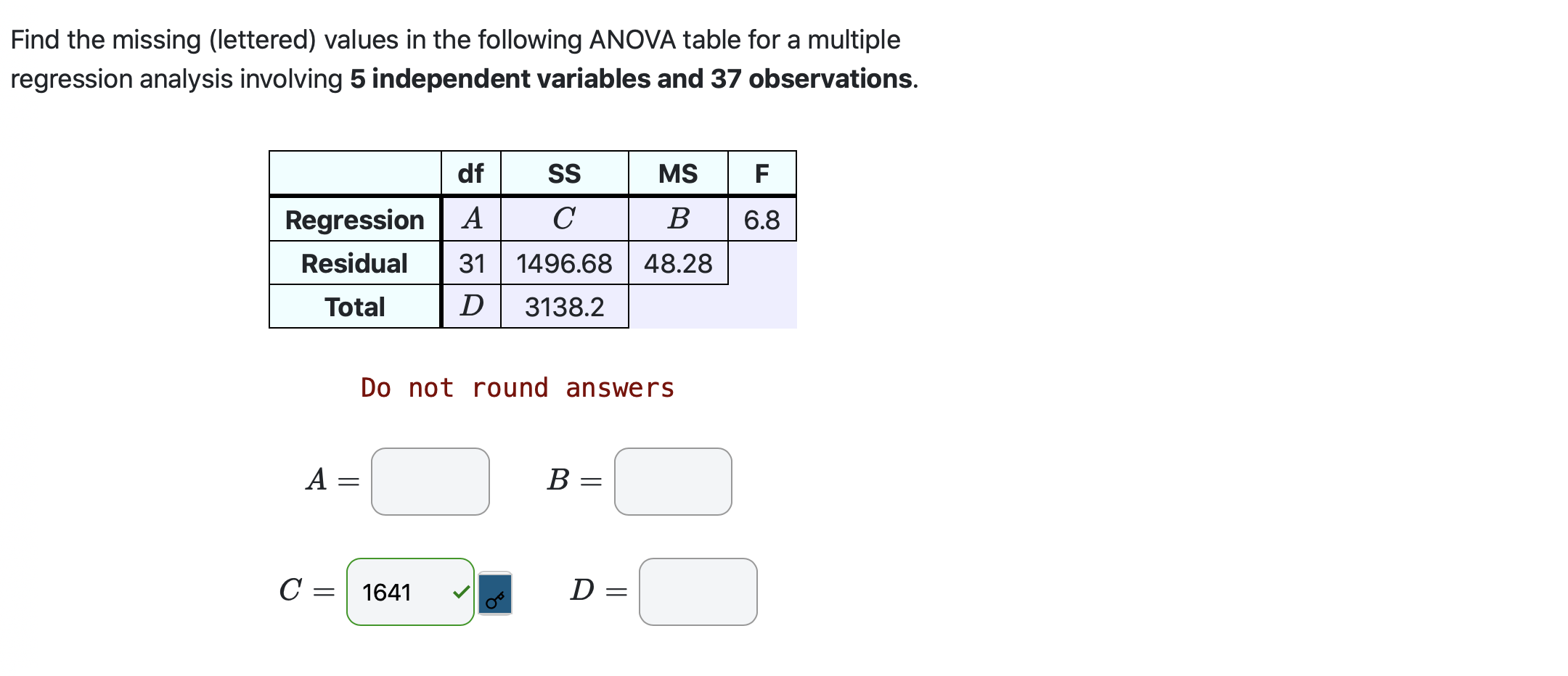 Solved Consider an anlalysis of a multiple regression model | Chegg.com