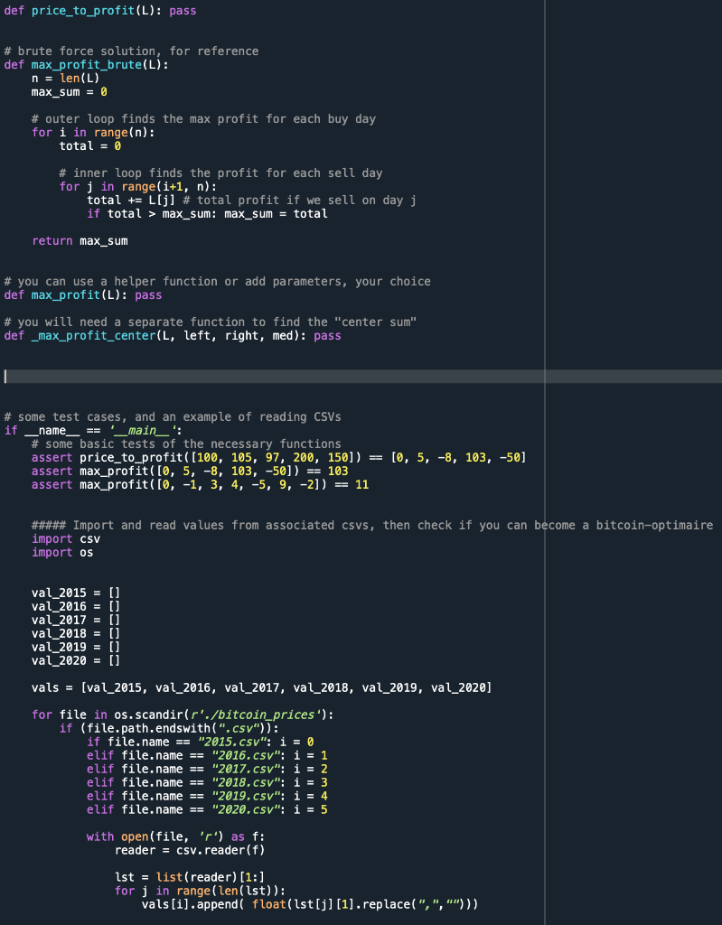 Solved Module 7 Homework - Divide and Conquer We have seen | Chegg.com