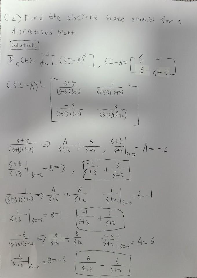Solved Consider the plant in 9 (46) Y Uct) yu) 3. () (3+2) | Chegg.com