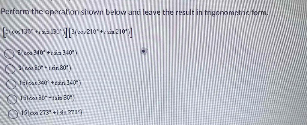 Solved Perform the operation shown below and leave the | Chegg.com