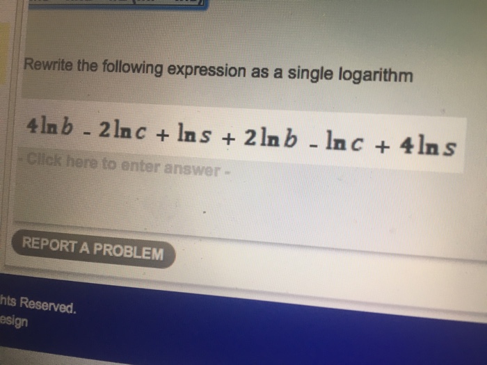Solved Rewrite the following expression as a single | Chegg.com