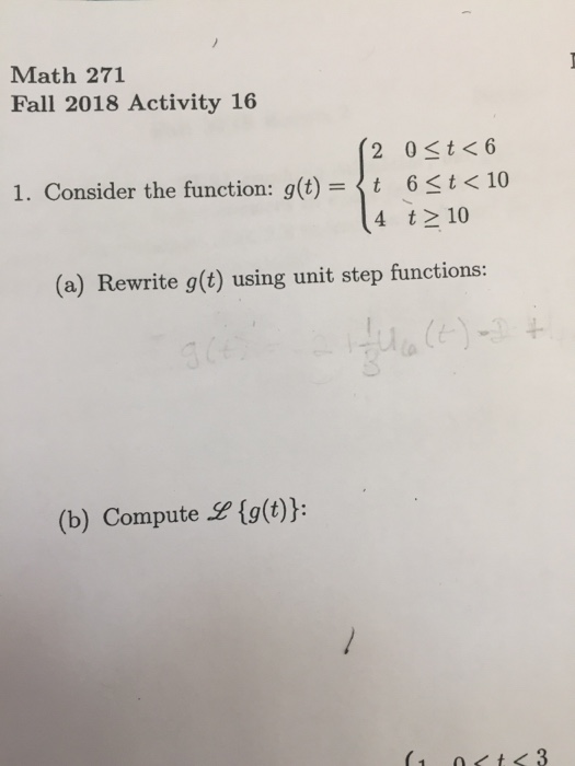 Solved Math 271 Fall 2018 Activity 16 2 0 | Chegg.com