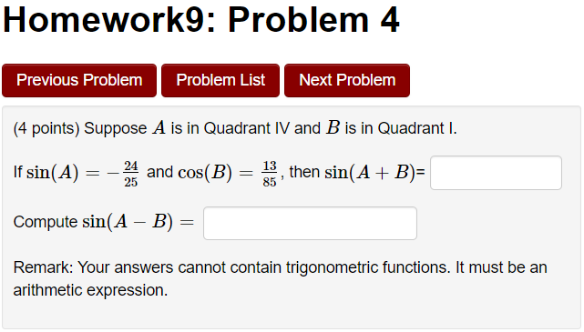 Solved Homework9: Problem 4 Previous Problem Problem List | Chegg.com