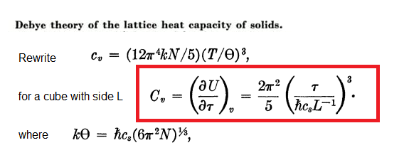 Solved Debye theory of the lattice heat capacity of solids. | Chegg.com