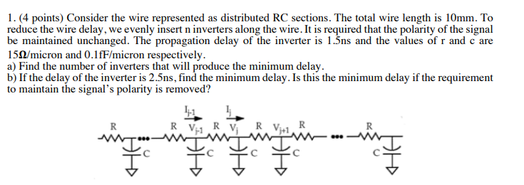 Solved 1. ( 4 points) Consider the wire represented as | Chegg.com