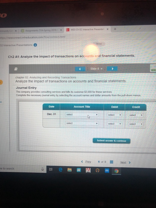 Solved mmunity Co X Assignments $1A-Spring 2019 xMO3 Ch 02 | Chegg.com