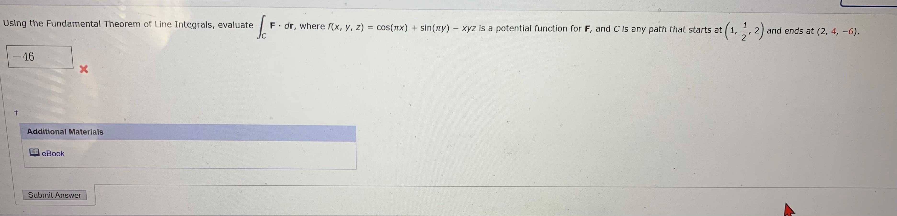Solved Using the Fundamental Theorem of Line Integrals, | Chegg.com
