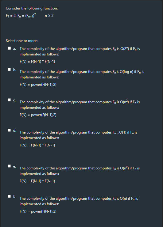 Solved Consider the following | Chegg.com