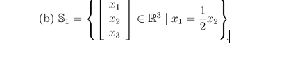 Solved Determine if the givens sets are subspaces of Rn. For | Chegg.com
