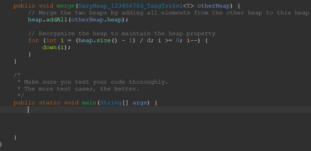 Solved The d-ary max heap is a generalization of the binary | Chegg.com