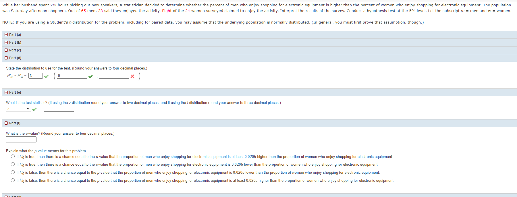 Solved Φ Part (a) \pm Part (b) Φ Part (c) Part (d) State | Chegg.com
