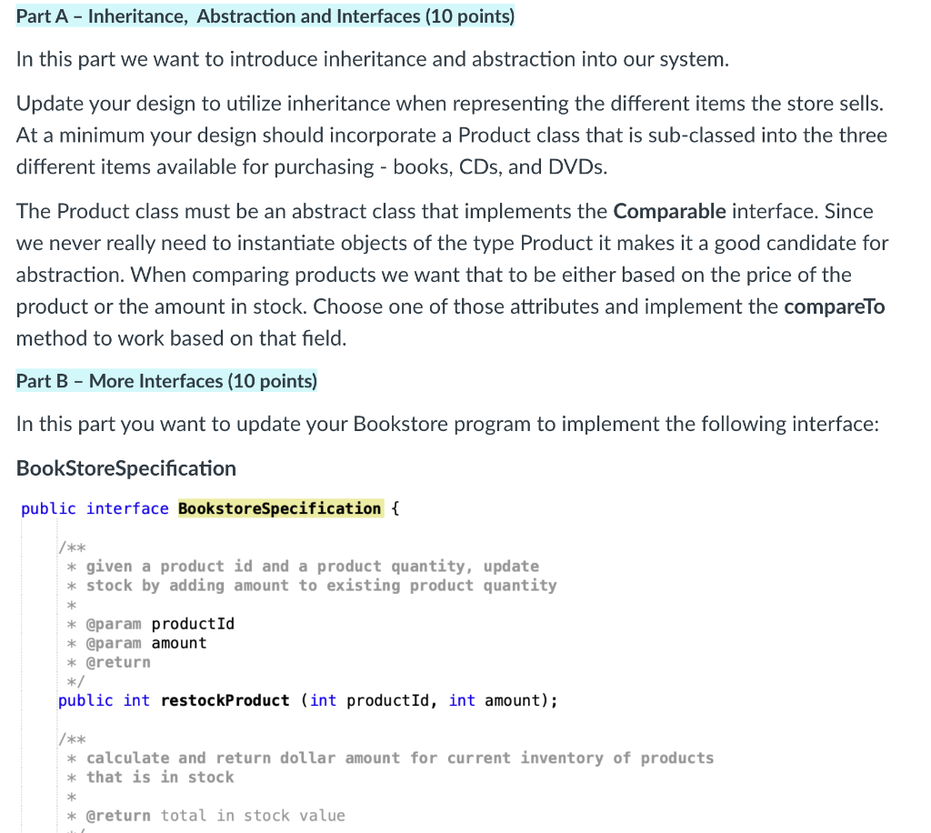 Solved The owner of a bookstore has asked for your help | Chegg.com