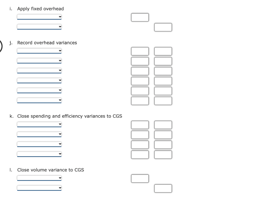 Solved Basic Variance Analysis, Revision Standards, Journal | Chegg.com
