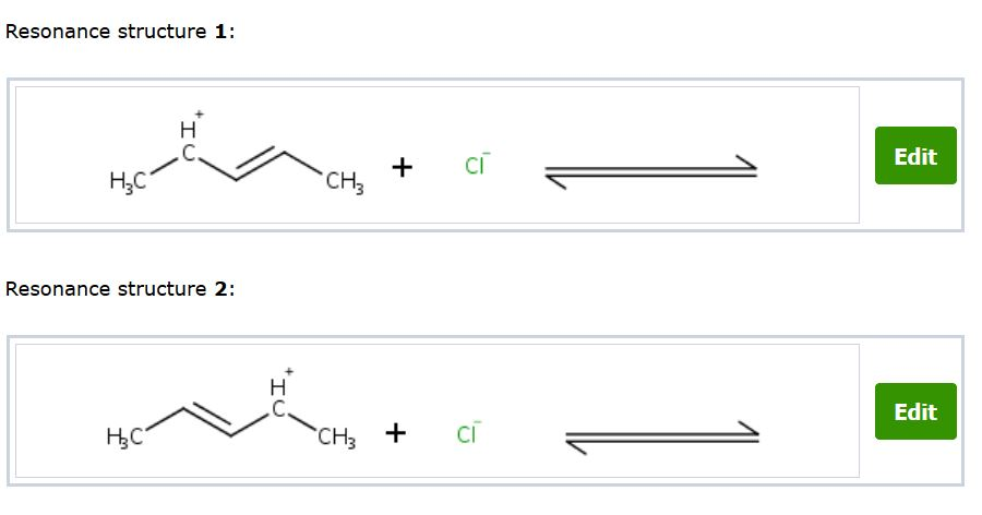 Solved Draw Step 2 of the mechanism with each resonance form | Chegg.com