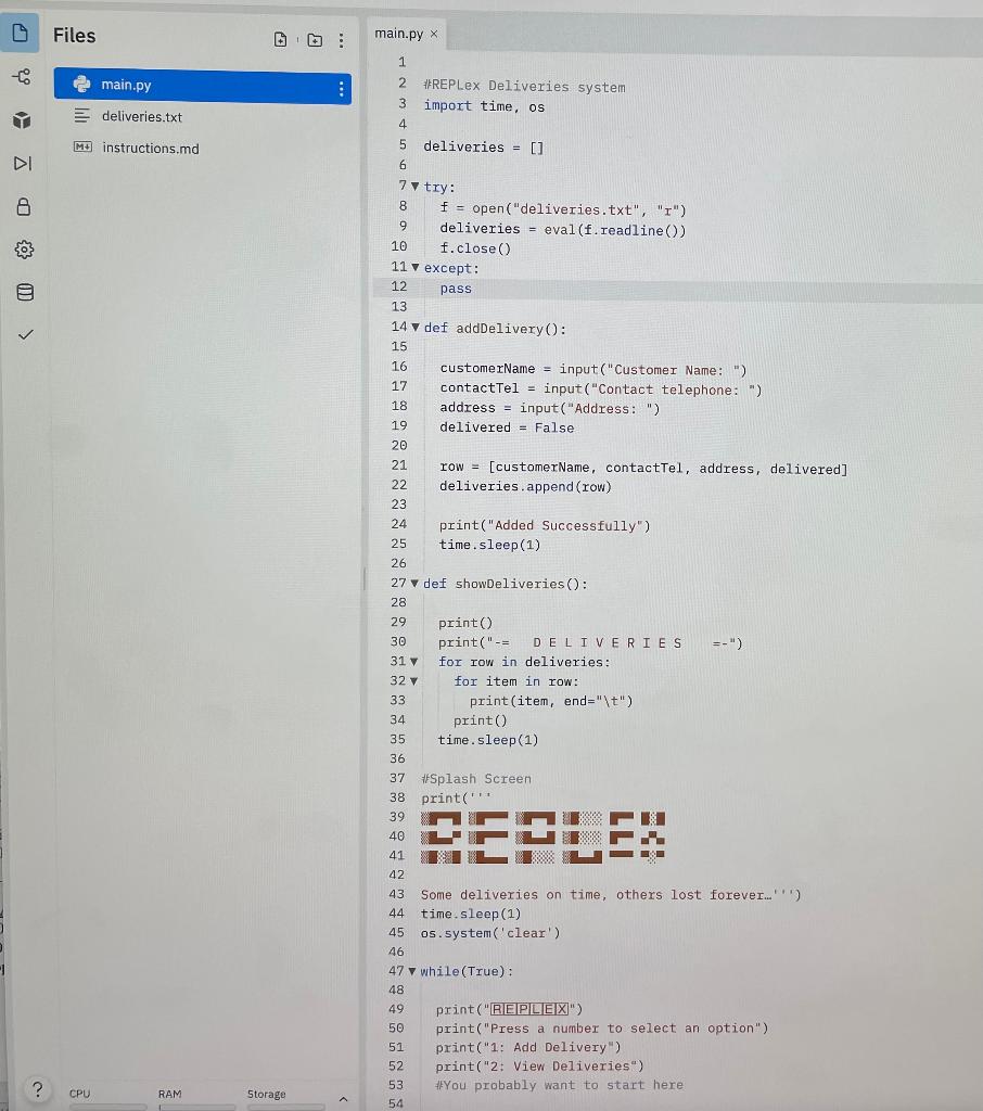How can you add an option to a menu , of a program | Chegg.com