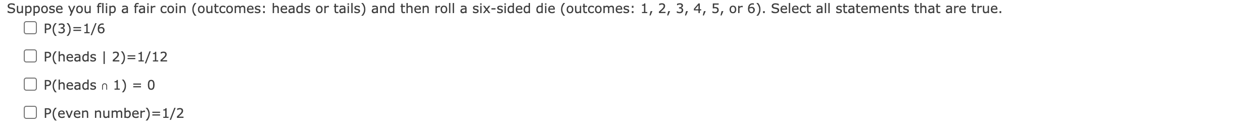 Solved Suppose you flip a fair coin (outcomes: heads or | Chegg.com