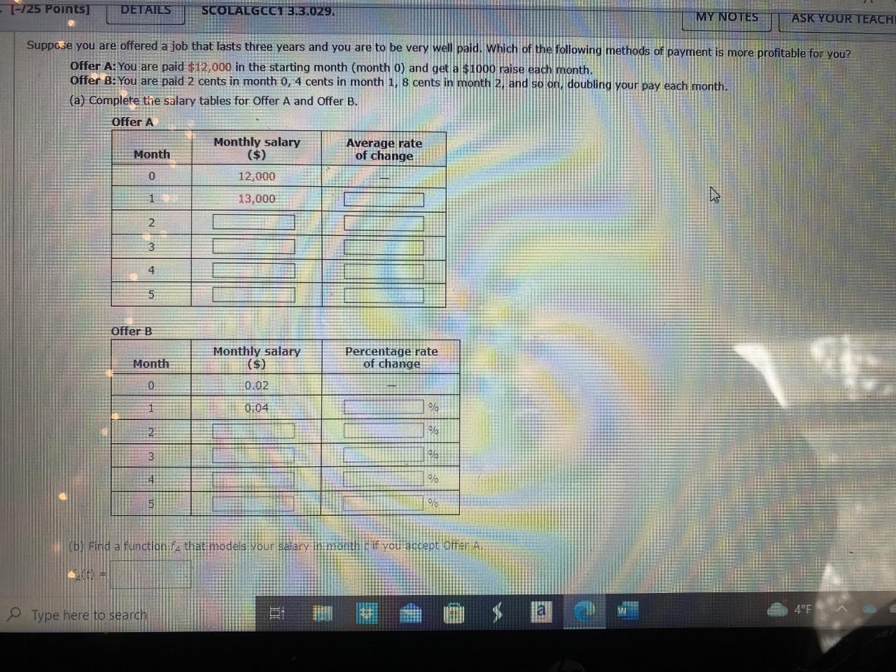 Solved Suppose you are offered a job that lasts three years | Chegg.com