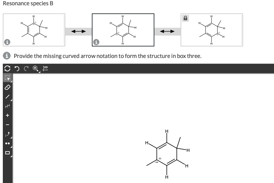 Solved Below are two sets of resonance structures. Where | Chegg.com