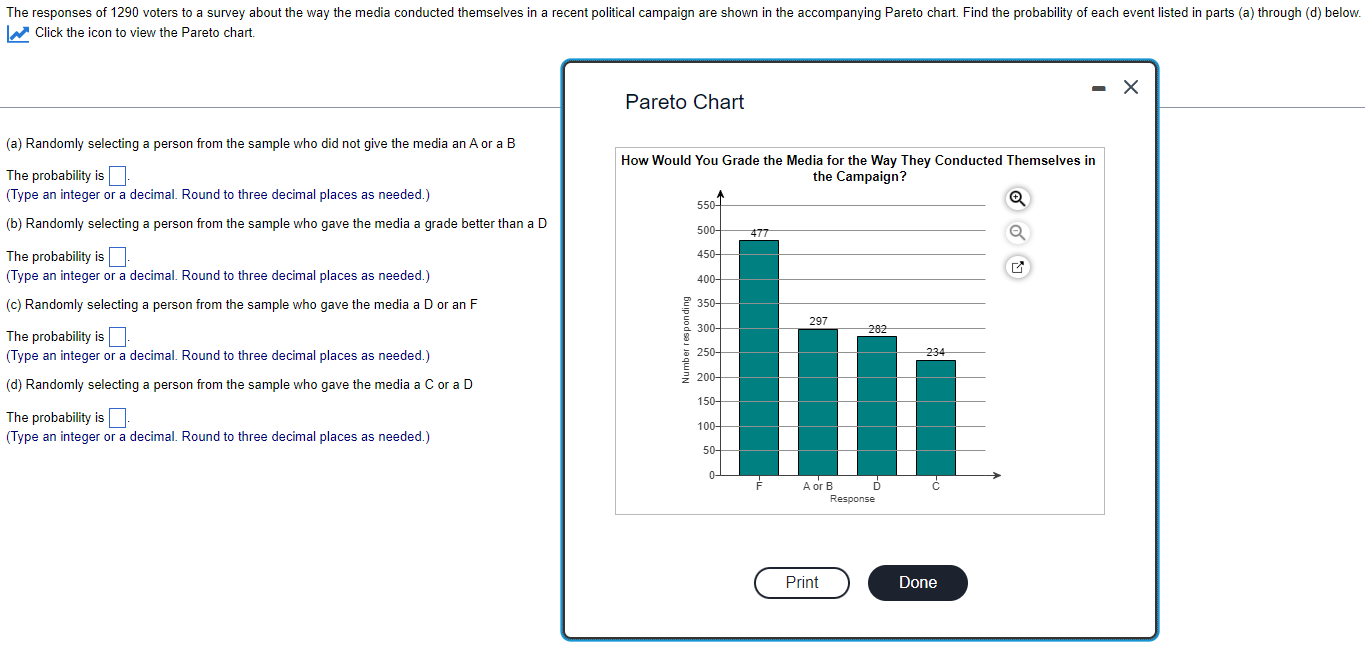 Solved (a) Randomly selecting a person from the sample who | Chegg.com