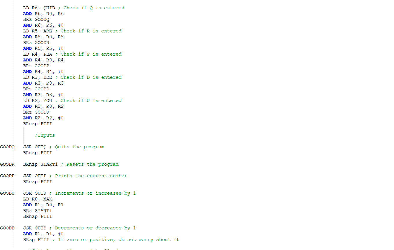Solved Lc 3 Assembly Why Is My Code Only Printing Zeros 