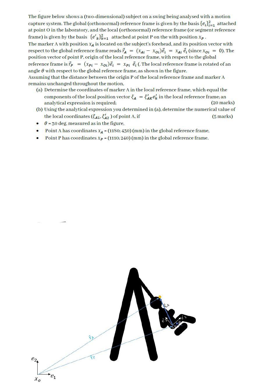 The figure below shows a (two-dimensional) subject on | Chegg.com