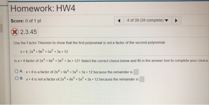 Solved Homework: HW4 Score: 0 of 1 pt X 2.3.45 Use the | Chegg.com