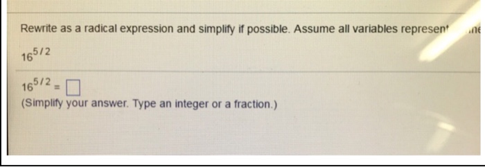 Solved Rewrite as a radical expression and simplify if | Chegg.com Solved Rewrite as a radical expression and simplify if | Chegg.com