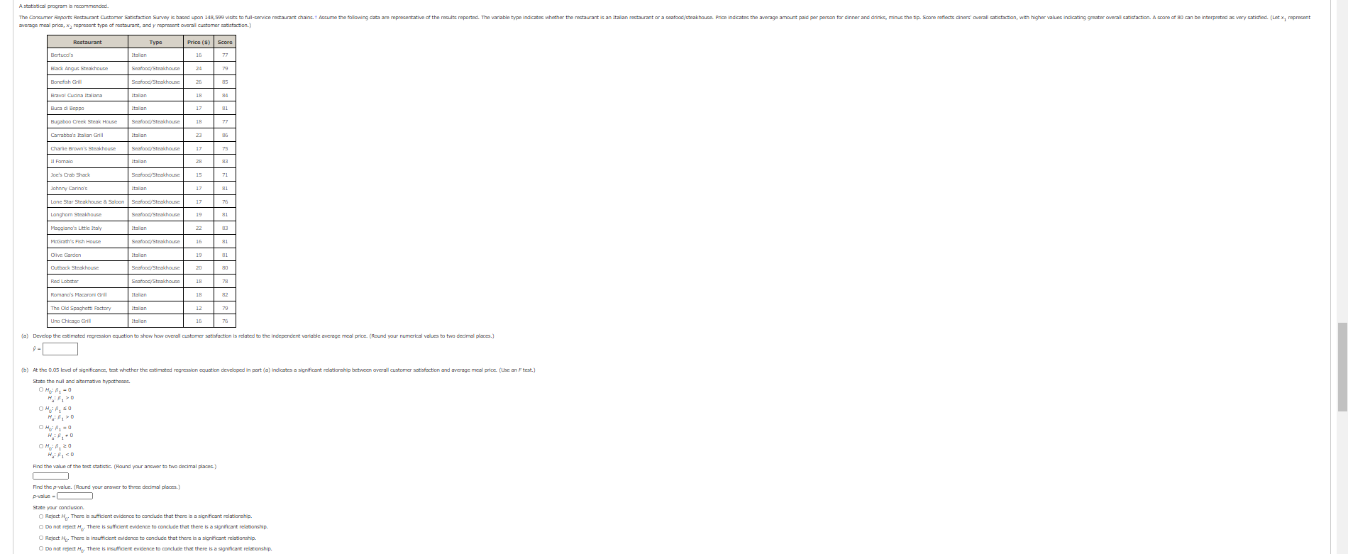 Solved (0) Develop a dummy variable that will account for | Chegg.com