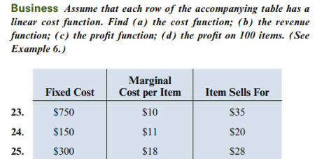Solved Business Assume that each row of the accompanying | Chegg.com