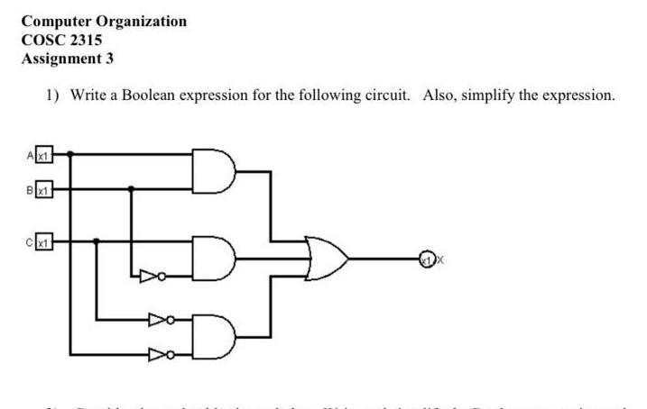 Solved Computer Organization COSC 2315 Assignment 3 1) Write | Chegg.com