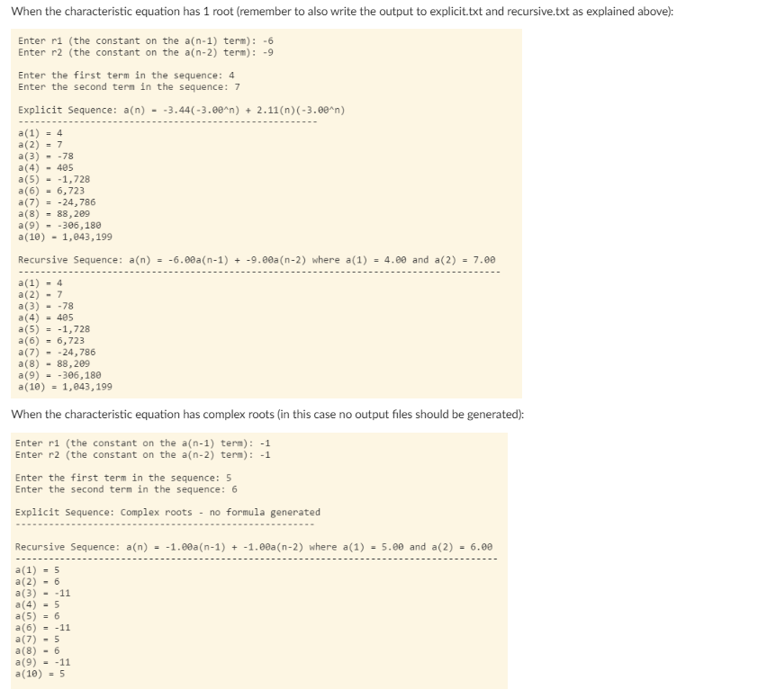 Solved Recursion assignment - finished product If you need | Chegg.com