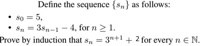 Solved Define the sequence {sn} as follows: - s0=5, - | Chegg.com