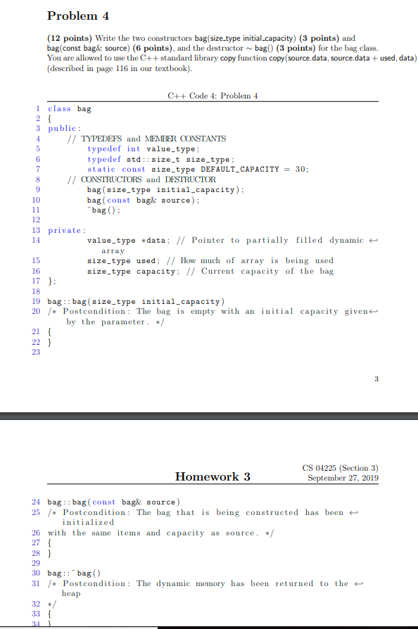 Solved Homework 3 CS 04225 (Section 3) September 27, 2019 | Chegg.com
