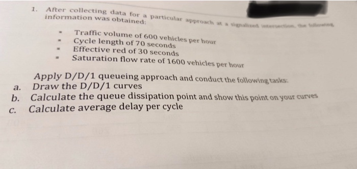1 After collecting data for a particular approach at | Chegg.com